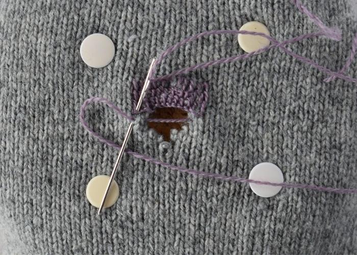 How to Mend Holes in Sweaters: Four Easy Darning Stitches